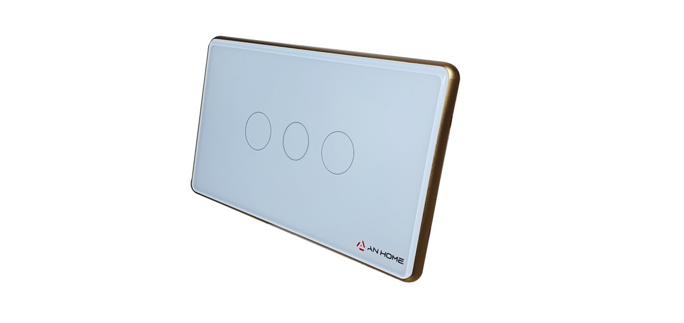 Công tắc AnHome Premium Zigbee 3 nút - SMART HOME GREEN